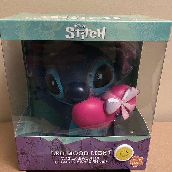 Disney | Other | Left Disney Stitch Led Mood Light New In Box | Poshmark